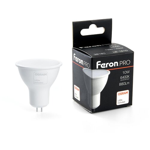 Лампа светодиодная Feron.PRO LB-1610 MR16 G5.3 10W 6400K 38160