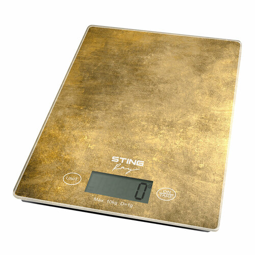 STINGRAY ST-SC5107A античное золото весы кухонные со встроенным термометром