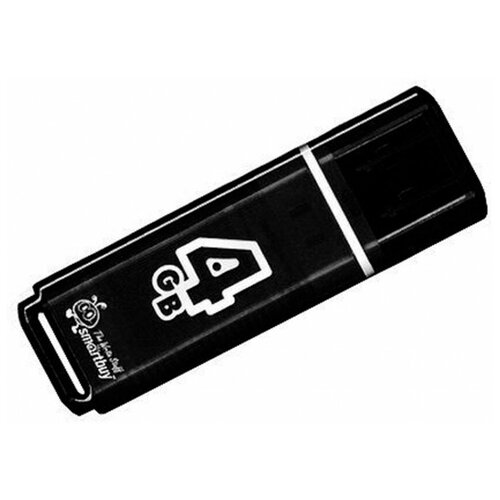 USB Флеш-накопитель Smartbuy Glossy 4 Гб черный