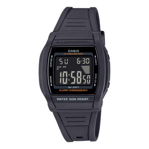 Наручные часы CASIO Collection W-201-1B, черный