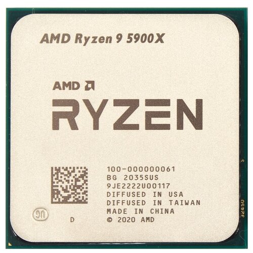 Процессор AMD Ryzen 9 5900X AM4,  12 x 3700 МГц, OEM