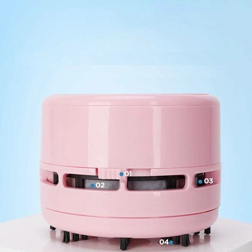 Беспроводной пылесос ручной для дома MyPads, автопылесос, мини для клавиатуры настольный розовый