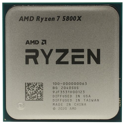 Процессор AMD Ryzen 7 5800X AM4,  8 x 3800 МГц, OEM