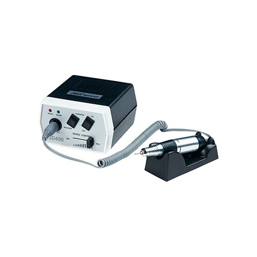 Аппарат для маникюра и педикюра JessNail JD400 PRO, 30000 об/мин, черный/белый, 400 грит