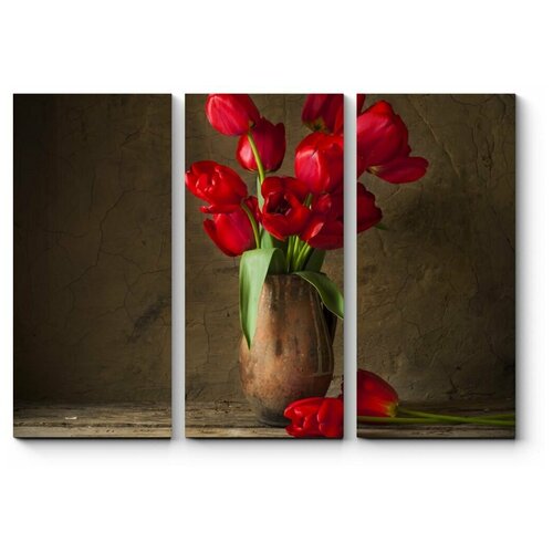 Модульная картина Прекрасные тюльпаны 70x50