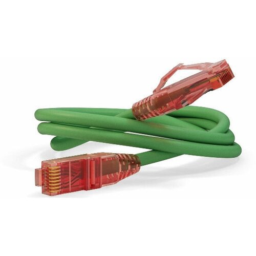 Патч-корд Hyperline PC-LPM-UTP-RJ45-RJ45-C5e-1.5M-LSZH-GN, вилка RJ-45, вилка RJ-45, кат.5е, LSZH, 1.5м, зеленый