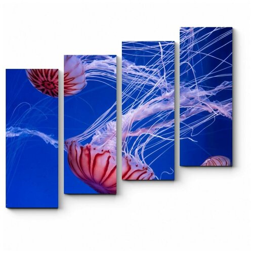 Модульная картина Чудесные медузы160x138