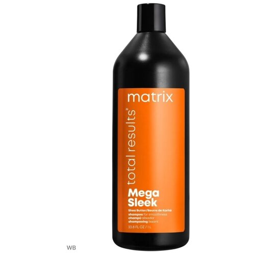 Matrix Total Results Mega Sleek Шампунь профессиональный, для непослушных волос, 1 л