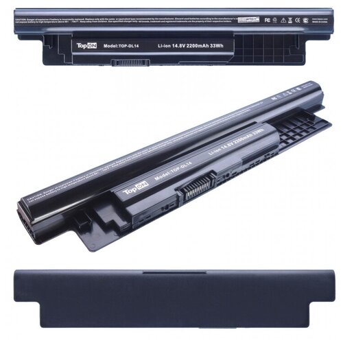 W6XNM Аккумулятор для Dell 14.8V 2200mAh TopON