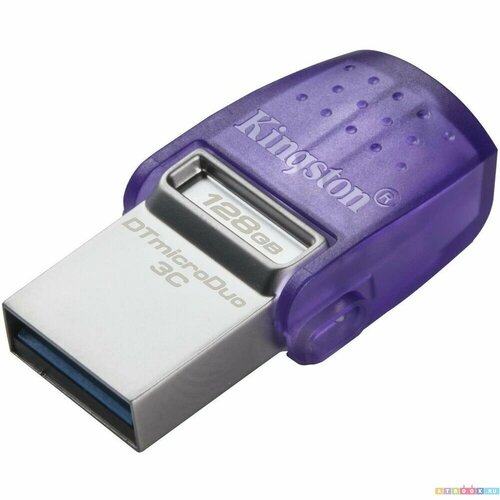 Kingston DataTraveler microDuo 3C G3 DTDUO3CG3/128GB Флешка USB Flash