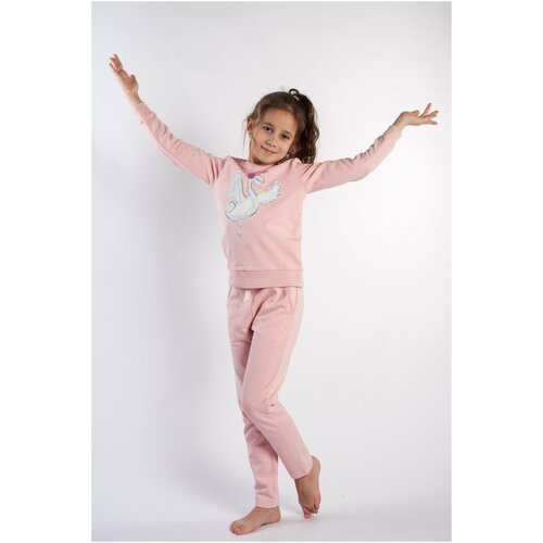 Комплект одежды Diva Kids, размер 116, розовый