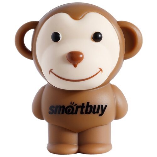 Флешка SmartBuy X'mas series Monkey 16 ГБ, 1 шт., коричневый