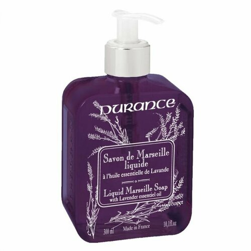 Durance / Жидкое мыло с экстрактом Лаванды 300мл. Liquid Marseille Soap with Lavender essential oil