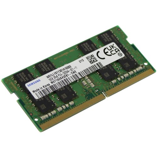 Оперативная память Samsung 16 ГБ DDR4 3200 МГц SODIMM CL22 M471A2K43EB1-CWED0