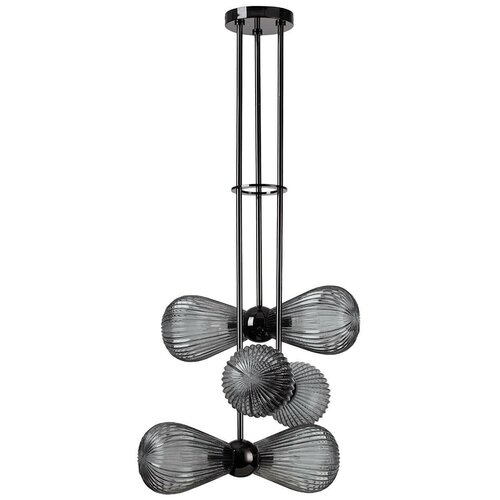 Люстра на штанге Odeon Light EXCLUSIVE Elica 5417/6, E14, 240Вт, кол-во ламп:6шт, Черный