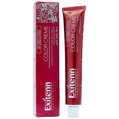 Exitenn Color Creme Крем-краска для волос, 7 Intense Rubio Medio, 60 мл