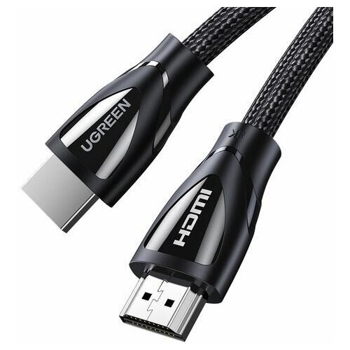 Кабель UGREEN HD140 (80402) HDMI 2.1 Male To Male Cable 8K Braided Cable. Длина 1,5 м. Цвет: черный