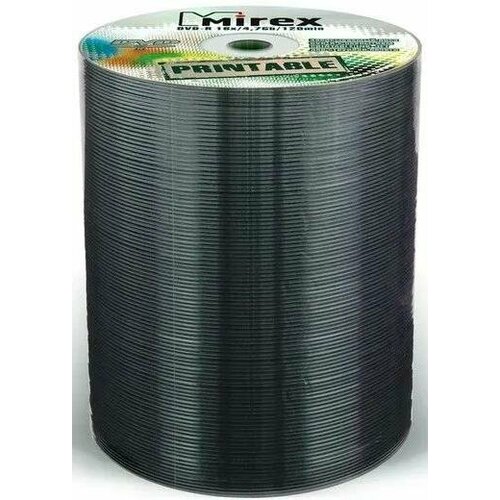 Диск CD-R Mirex 700 Mb, 48х, Shrink (100), Ink Printable (100/500)