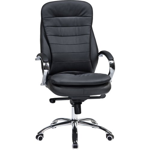 Компьютерное кресло DOBRIN LYNDON для руководителя, обивка: искусственная кожа, цвет: чёрный