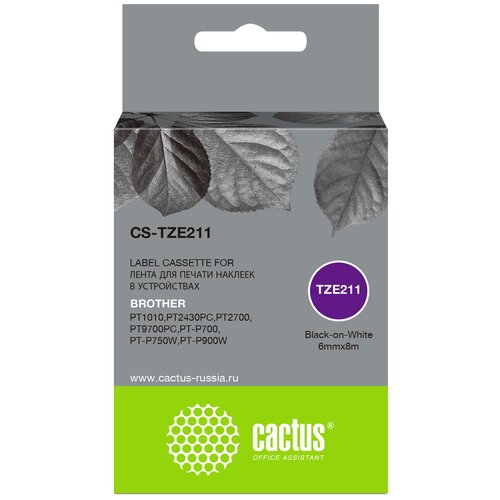 Картридж Cactus CS-TZE211, совместимый