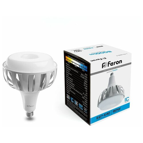 Светодиодная лампа Feron Лампа светодиодная Feron LB-651 E27-E40 80W 6400K 38095