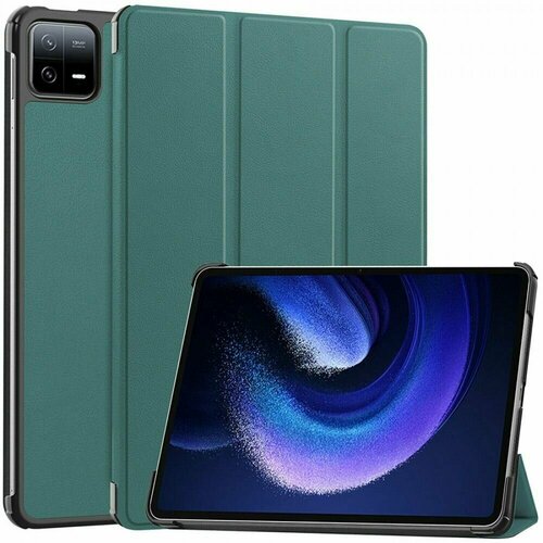 Умный чехол для Xiaomi Pad 6/Pad 6 Pro/Ксиаоми Пад 6 2023 года, 11 дюйма, зеленый