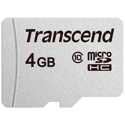 Карта памяти Transcend microSDHC 4 ГБ Class 10, UHS-I U3, R/W 20/10 МБ/с, черный