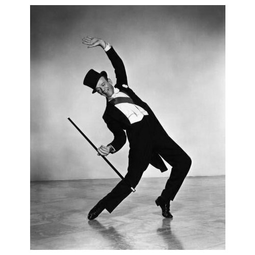 Плакат, постер на холсте Fred Astaire/Фред Астер. Размер 42 х 60 см