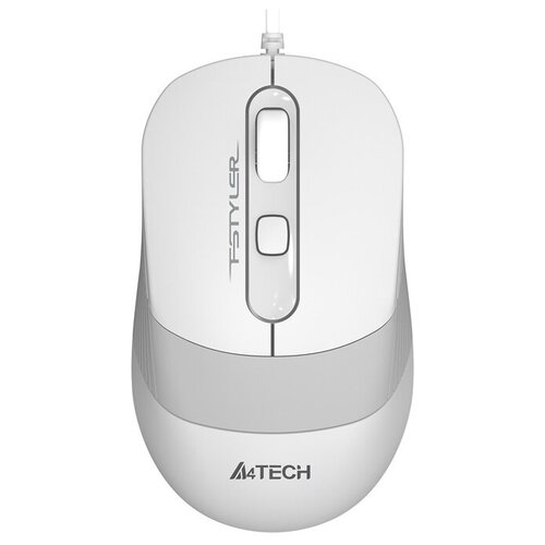 Мышь A4Tech Fstyler FM10, белый/серый