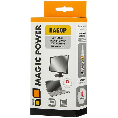 Набор MAGIC POWER MP-836 для ухода за мониторами компьютеров и ноутбуков