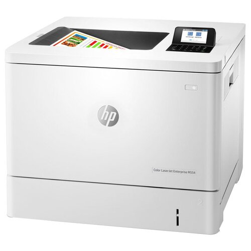 Принтер лазерный HP Color LaserJet Enterprise M554dn, цветн., A4, серый..