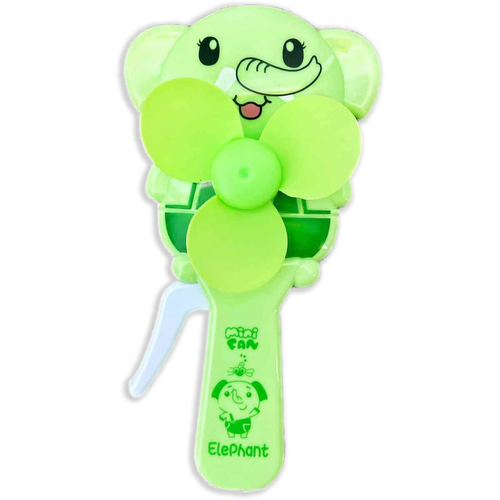 Вентилятор / Вентилятор детский / Вентилятор мини "Слоник", цвет зеленый