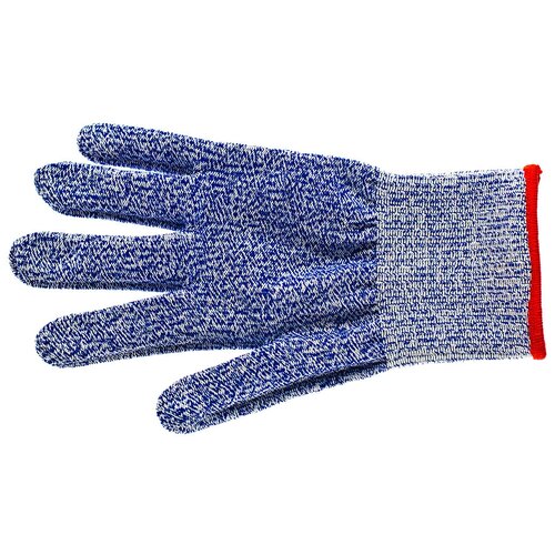 Перчатки Virtus для защиты рук при работе с терками и ножами, 1 пара, размер M, цвет синий