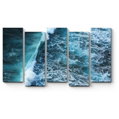 Модульная картина Волна цунами130x75