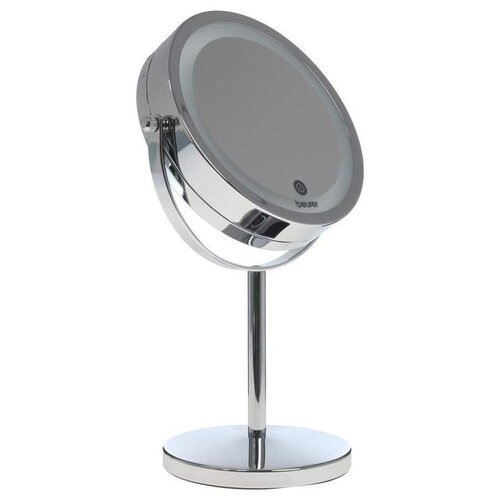 Beurer зеркало косметическое настольное BS55 зеркало косметическое настольное BS55 с подсветкой, металлик