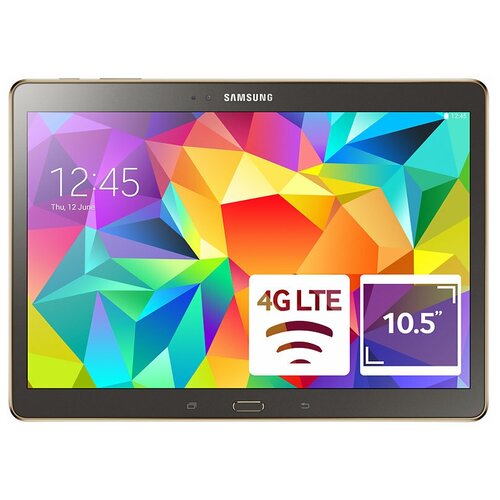 10.5" Планшет Samsung Galaxy Tab S 10.5 SM-T805, 3/16 ГБ, Android 4.4, коричневый