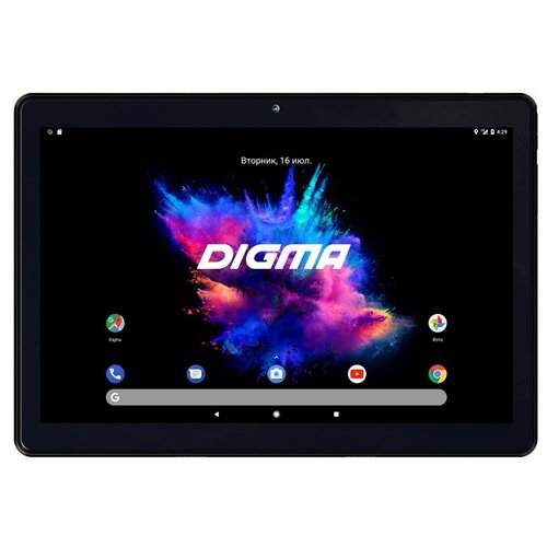 10.1" Планшет DIGMA CITI Octa 10 (2019), RU, 4/64 ГБ, Wi-Fi + Cellular, Android 9.0, черный