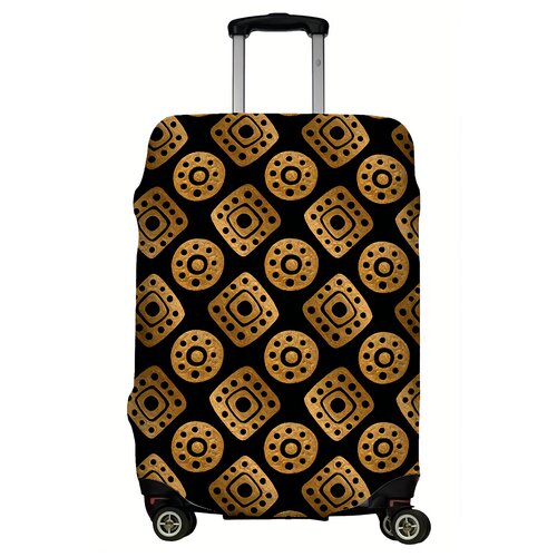 Чехол для чемодана LeJoy, размер S, черный, желтый