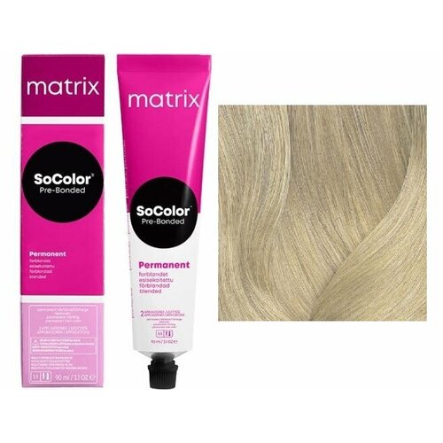 MATRIX, SOCOLOR SYNC Pre-Bonded, Крем-краска без аммиака №8A, светлый блондин пепельный, 90 мл