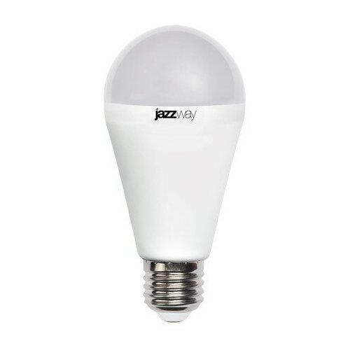 Лампа светодиодная LED 18Вт E27 теплый белый матовая груша | код 2853530 | JazzWay ( 1шт. )