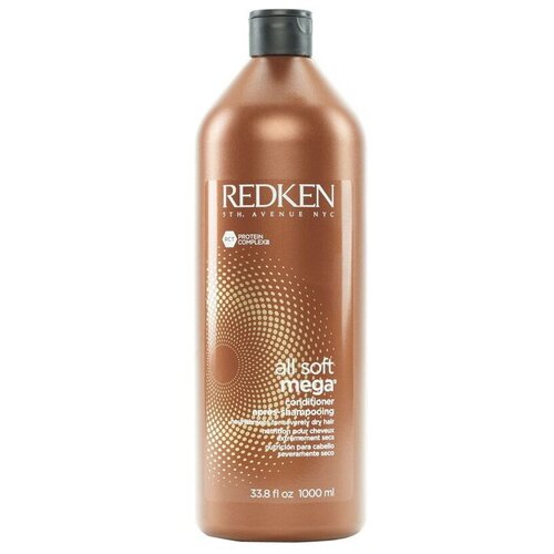 Redken кондиционер All Soft Mega для очень сухих и ломких волос, 1000 мл