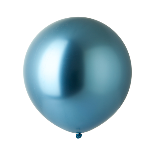 Шар латексный ненадутый 30"(76см) GB30 /92 Хром Shiny Blue /Ит 76 см (1 в уп)