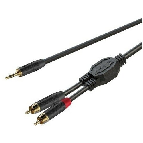 ROXTONE GPTC140/3 Аудио-кабель, JACK(S) 3,5MM-2*RCA, 3м