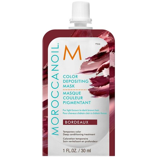 Moroccanoil Color Depositing Маска тонирующая для волос Bordeaux, 30 г, 30 мл, дой-пак