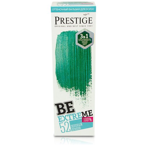 VIP's Prestige Оттеночный бальзам BeExtreme BE 52 Зеленый дракон, 100 мл