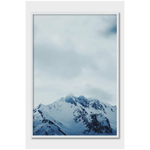 Постер для интерьера Postermarkt, 30х40 см в белой рамке, декор на стену Зима #25