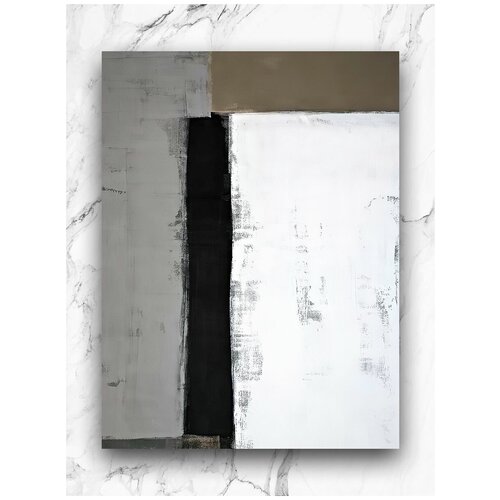 Картины для интерьера на холсте 60х80 см/ Абстракция / Линии