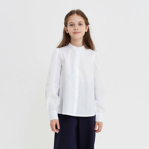 Школьная блуза Minaku, размер 40, белый