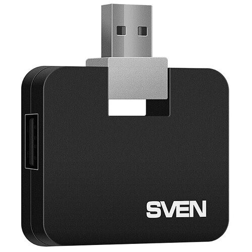 USB-концентратор  SVEN HB-677, разъемов: 4, черный