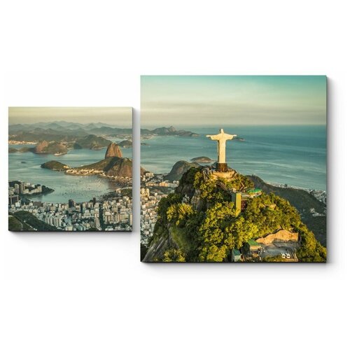 Модульная картина Панорама Рио-де-Жанейро70x42